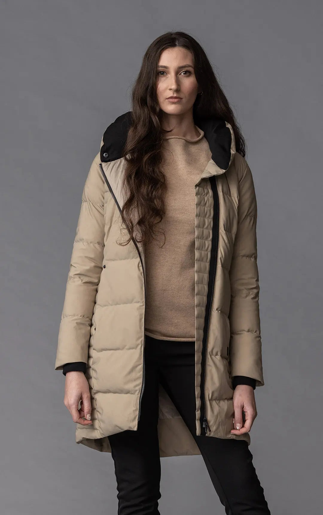 LAMINATED DOWN COAT - CLEARANCE – Alchemy Equipment NZ