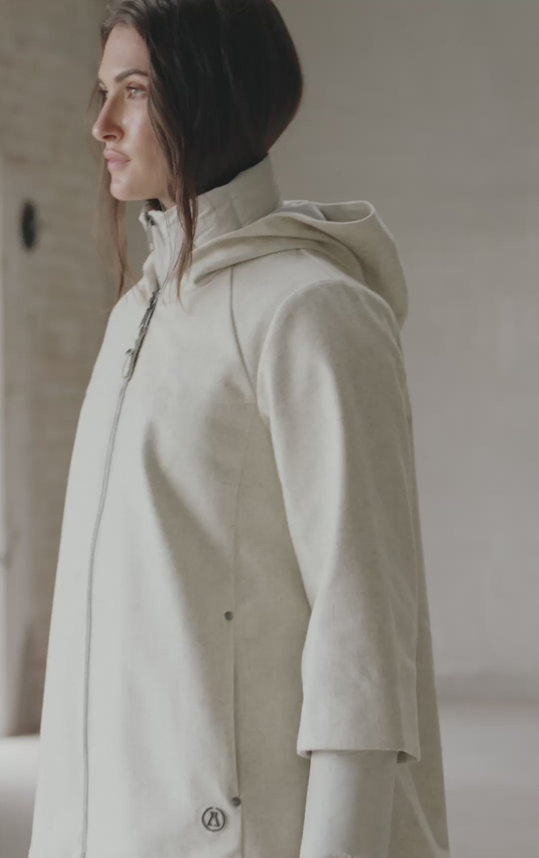 3-in-1 Down Swing Coat | Italian Wool Coat with Removable Insulated ...