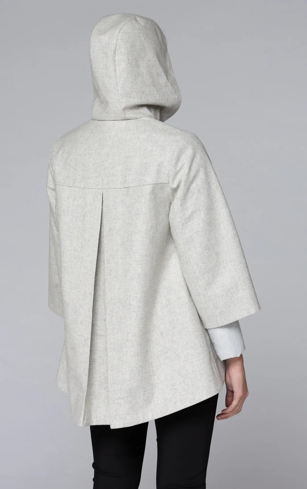 3-in-1 Down Swing Coat | Italian Wool Coat with Removable Insulated ...